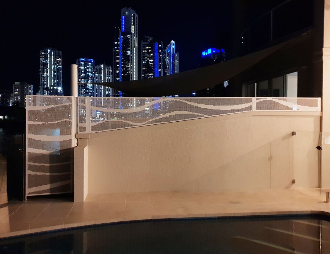 Pool Perf Perforated Pool Fencing made to measure and Council approved