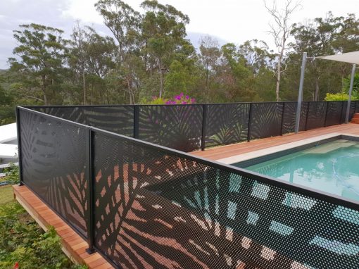 Pool Perf Perforated Pool Fencing made to measure and Council approved