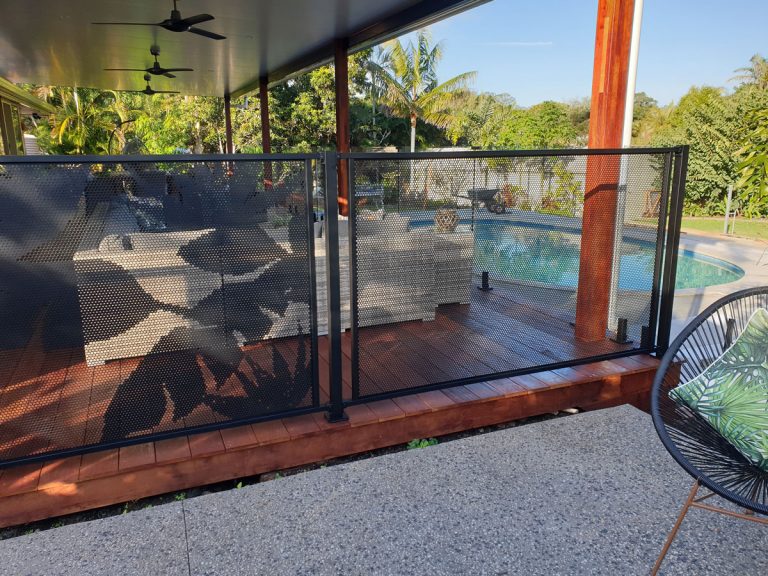 Pool Perf Perforated Pool Fencing made to measure and Council approved