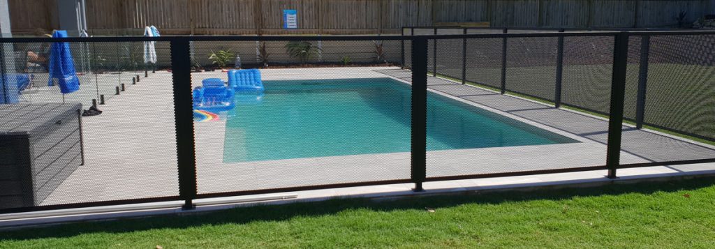Pool Perf Perforated Pool Fencing made to measure and Council approved