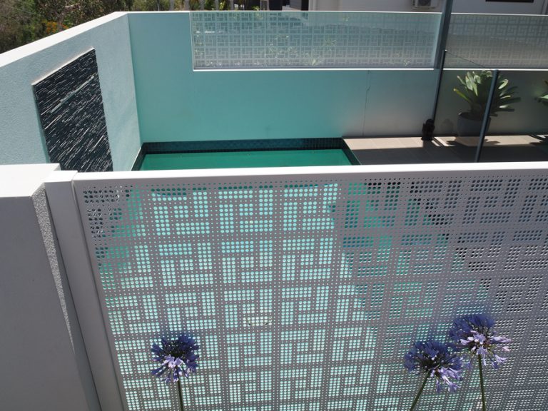 Pool Perf Perforated Pool Fencing made to measure and Council approved